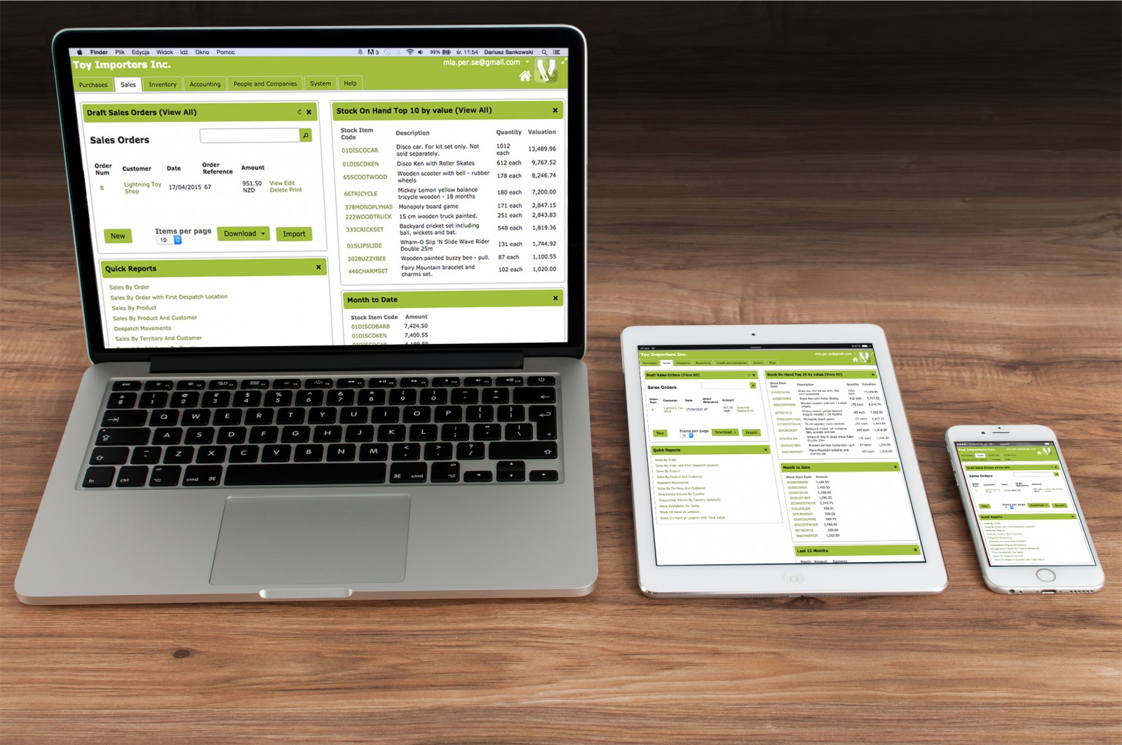 Sales and Inventory - Vinsight